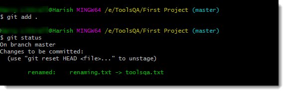 How To Rename Remove And Alter Files In Git With Command Line